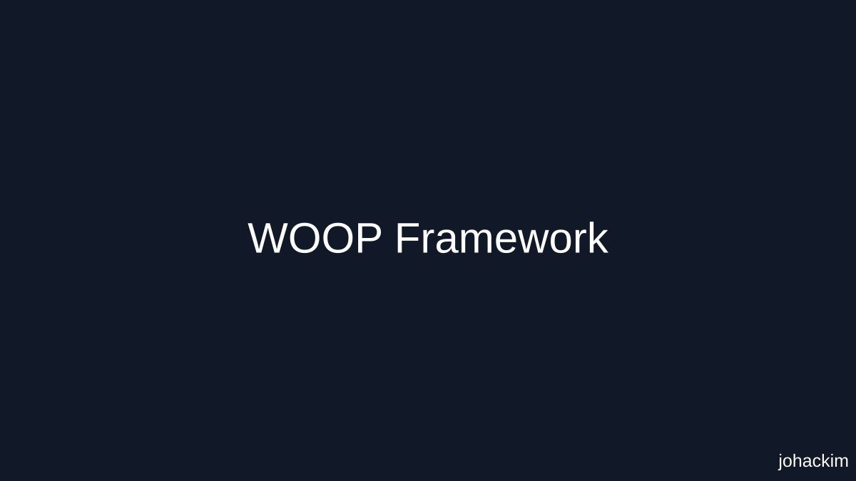 WOOP Framework